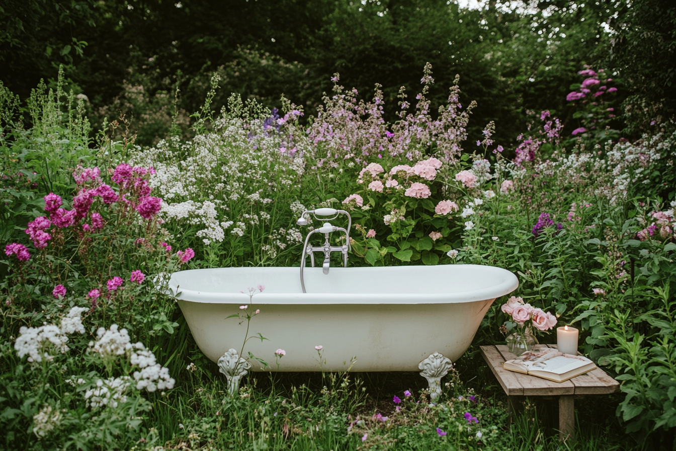 Badewanne Im Garten